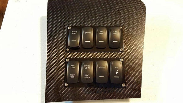 Custom Shape In-Dash Switch Panel - LED Backlit – RaceWire Solutions